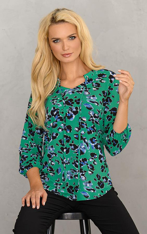 Zielona bluzka Blanca marki Kaskada | Styl \ Casual (codzienne ...